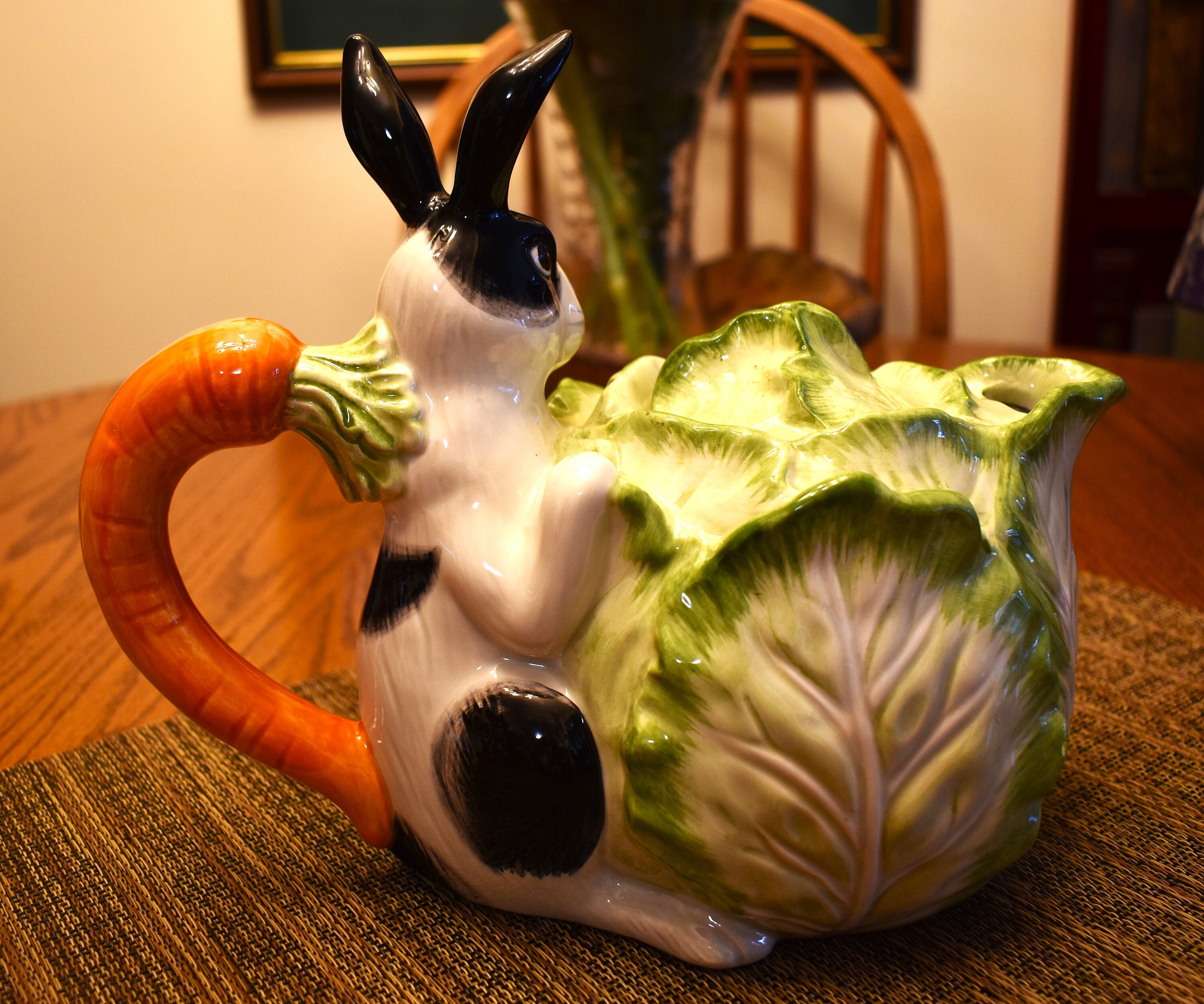 Vintage Fitz & Floyd, Kensington Bunny Rabbit 42 Oz. Teapot and Lid ...