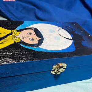 Engraved Handpainted Coraline Wooden Gift Box - Etsy