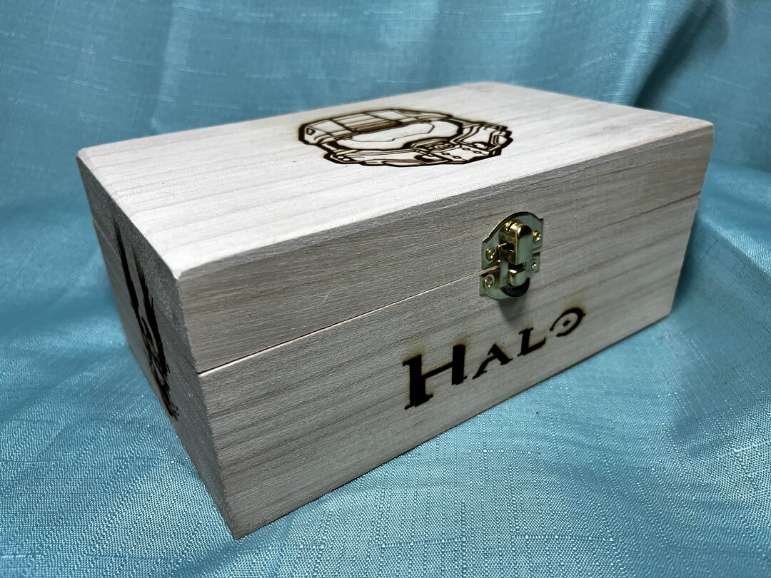 Engraved Halo Spartan Wooden Gift Box - Etsy