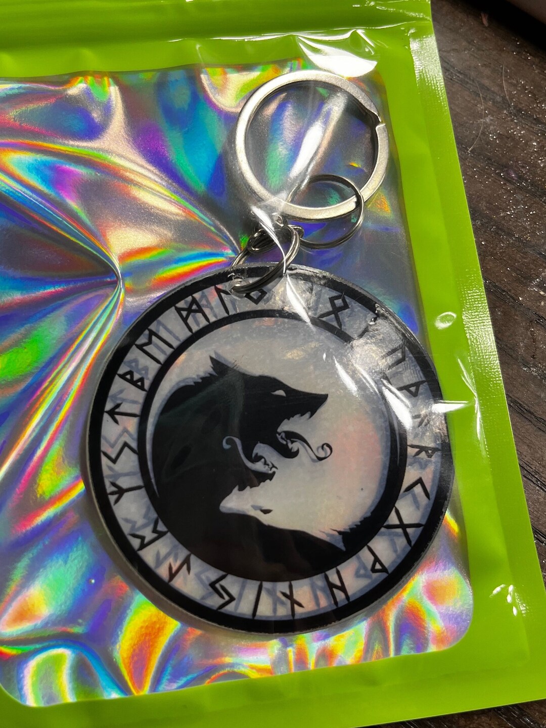 Acrylic 2.5 Inch Viking Fenrir Valhalla Keychain - Etsy