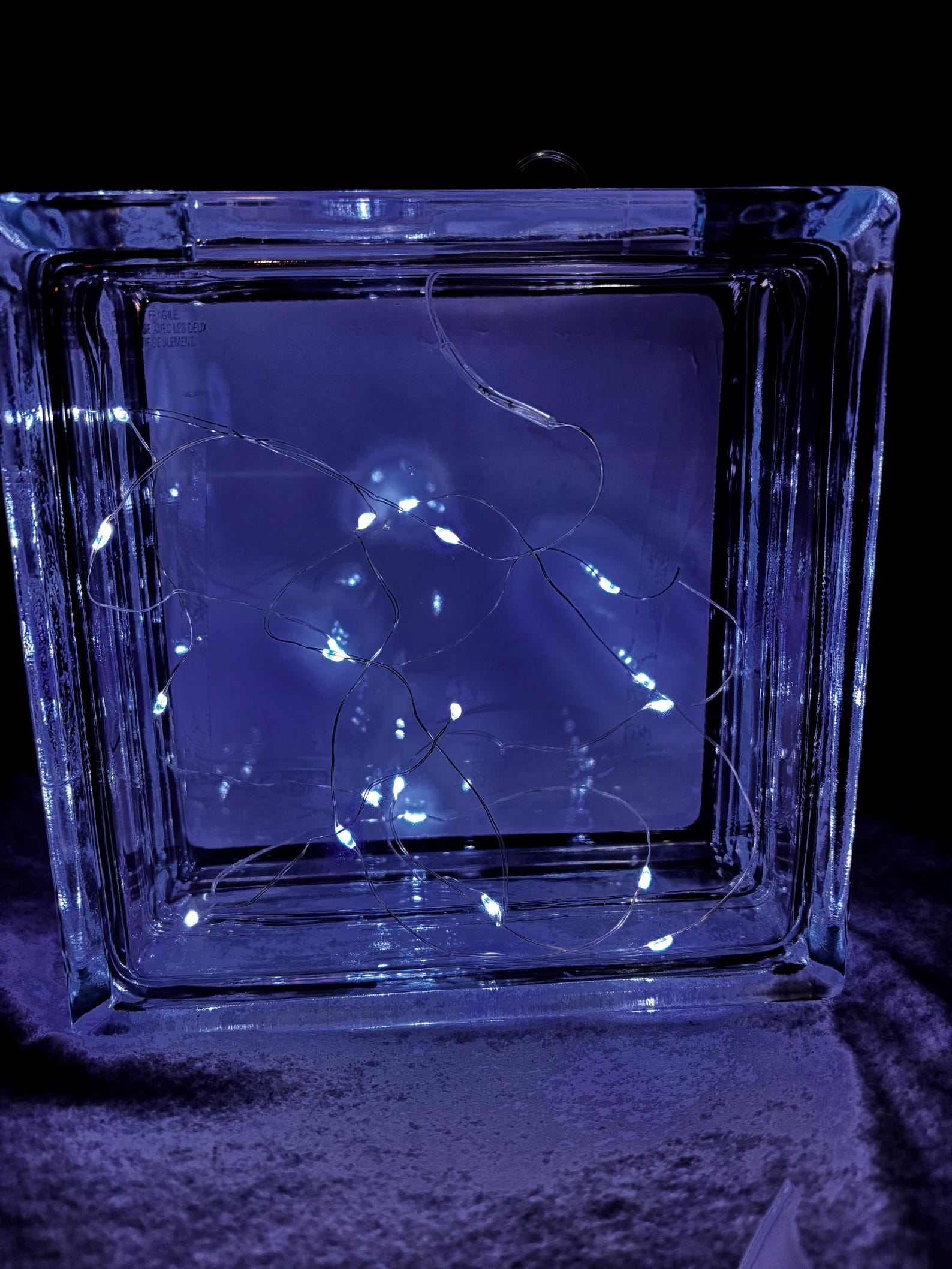 Lunar Wolf Pack Glass Light – 7x7 LED Moonlit Night Scene – Spirit ...