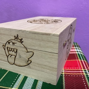 Engraved Luigis Mansion Wooden Gift Box - Etsy