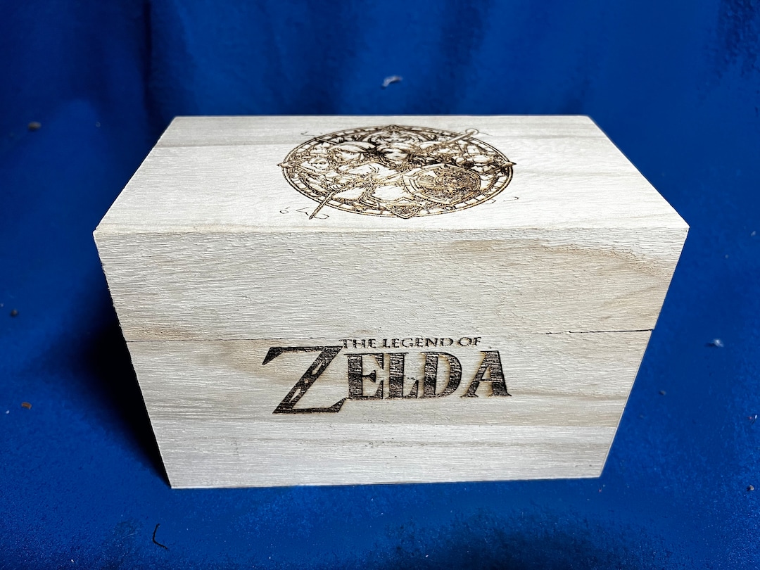 Engraved Zelda Wooden Recipe Gift Box - Etsy