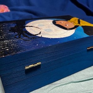 Engraved Handpainted Coraline Wooden Gift Box - Etsy