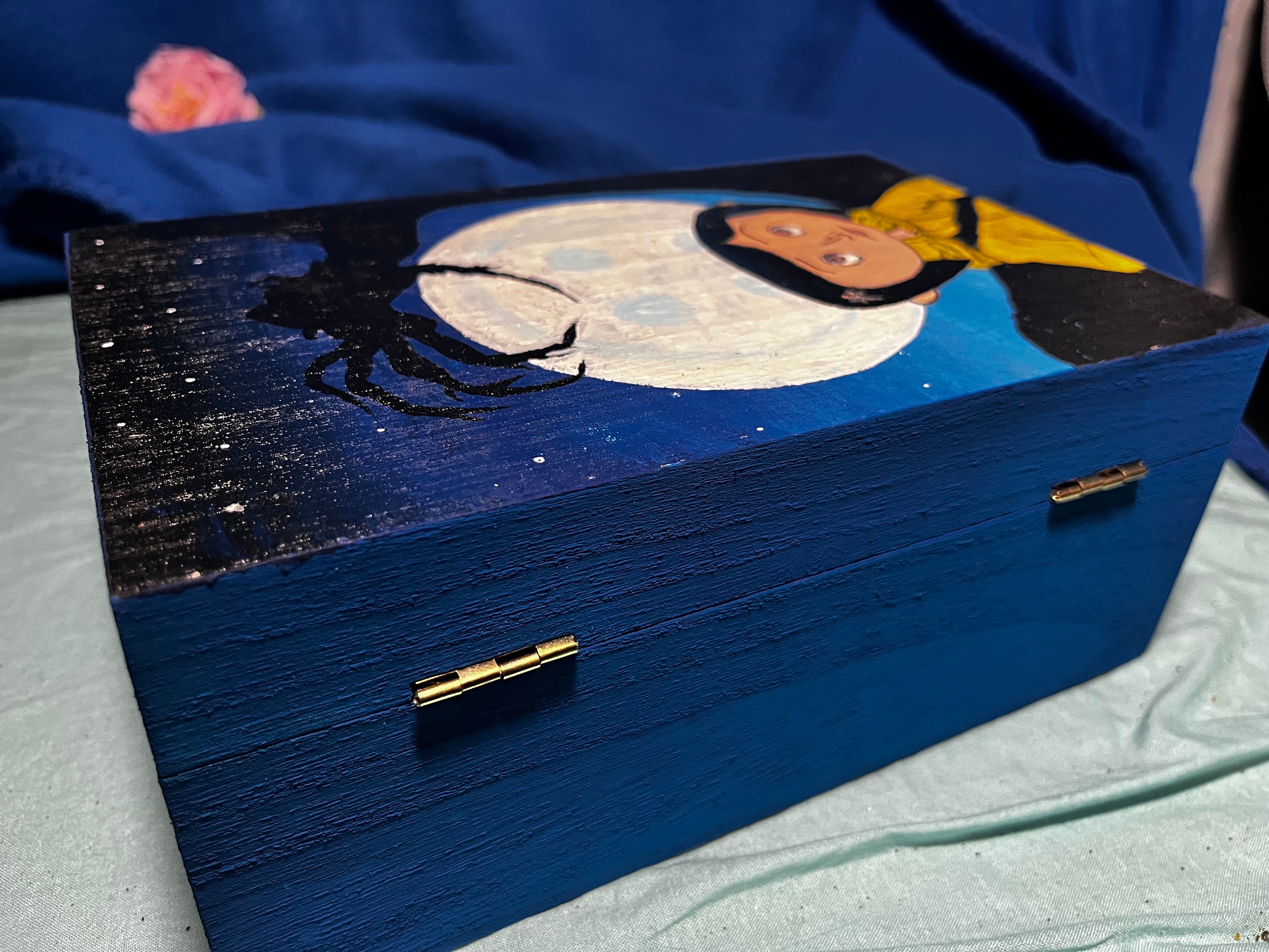 Engraved Handpainted Coraline Wooden Gift Box - Etsy