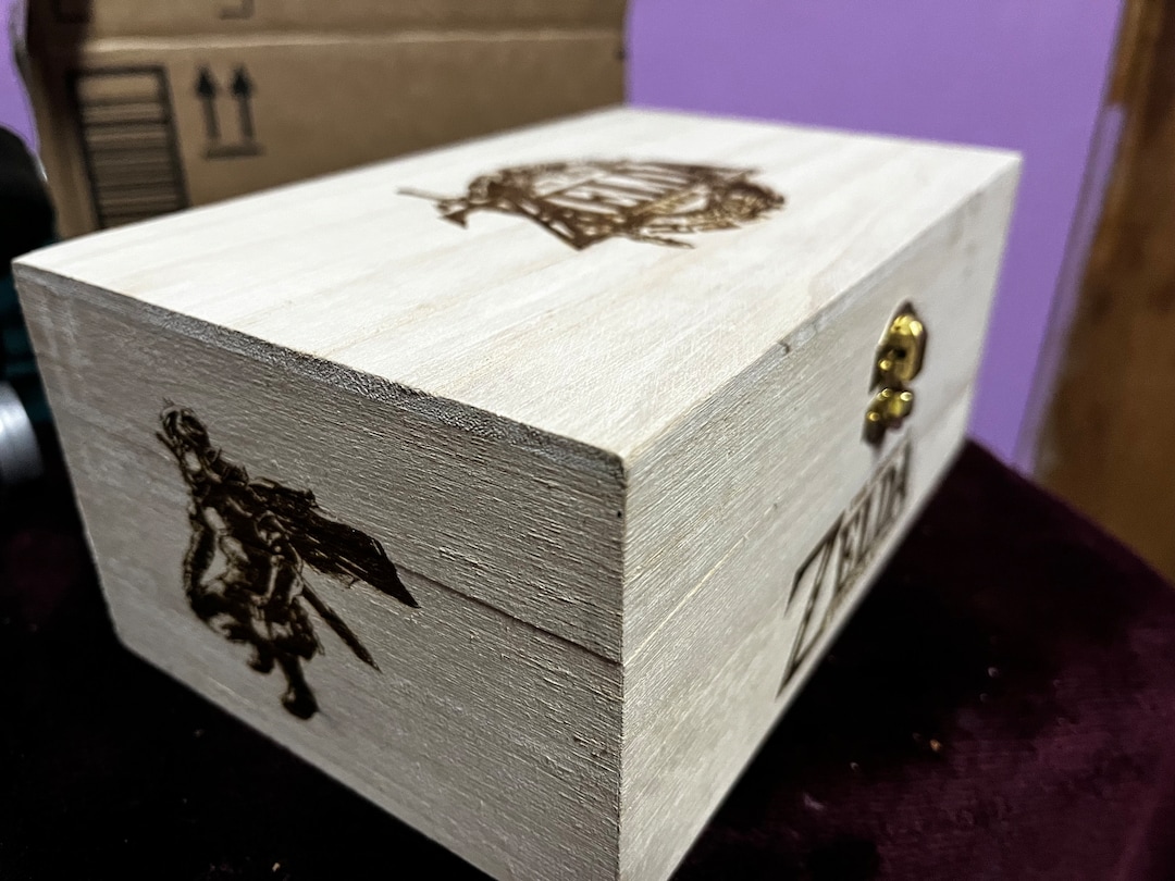 Engraved Zelda Tears of the Kingdom Wooden Gift Box - Etsy