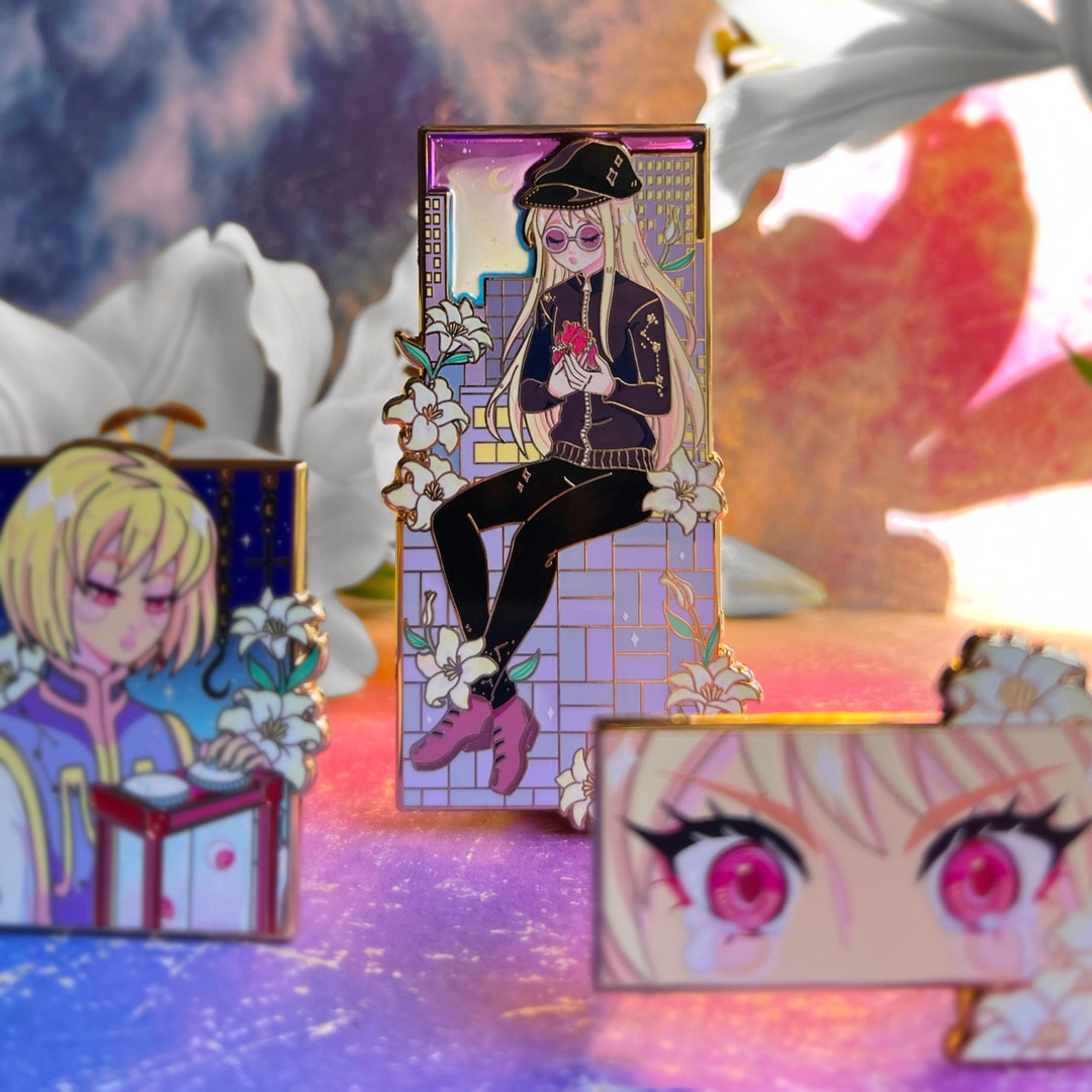 Magazine Series Mr. Bleeding Heart Enamel Pin - Etsy