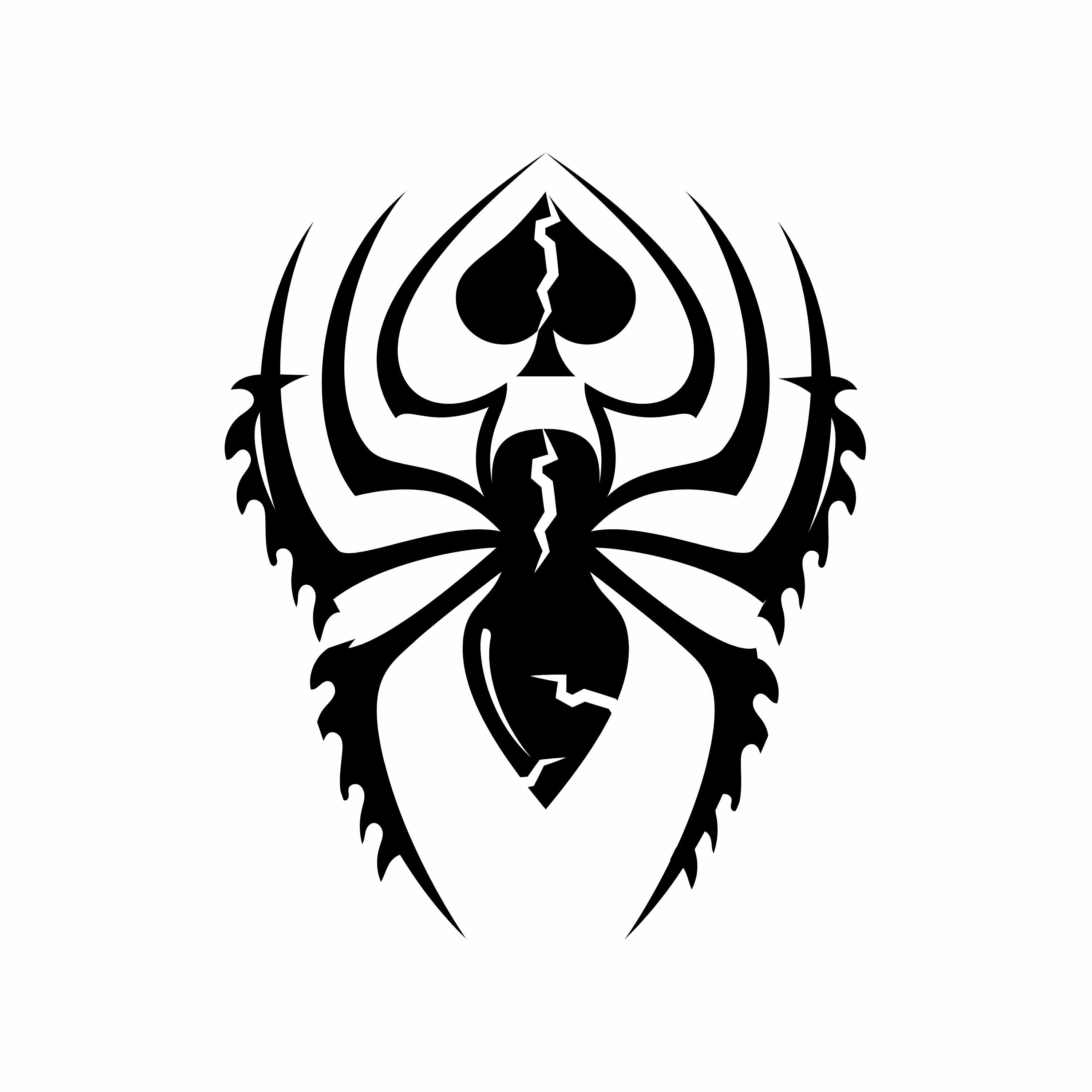 Instant Download Spider Print Design SVG, PNG, and Transparent Image ...
