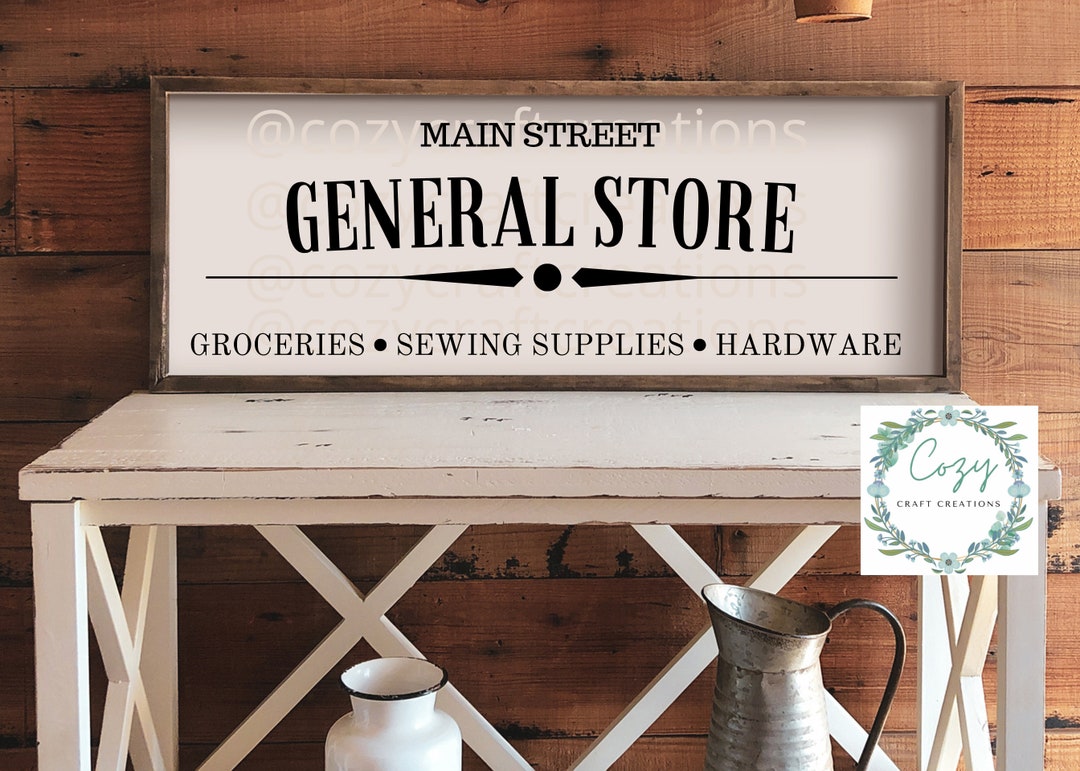 General Store SVG - Etsy