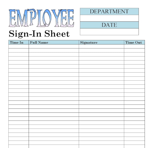 Employee Background Form File - Etsy