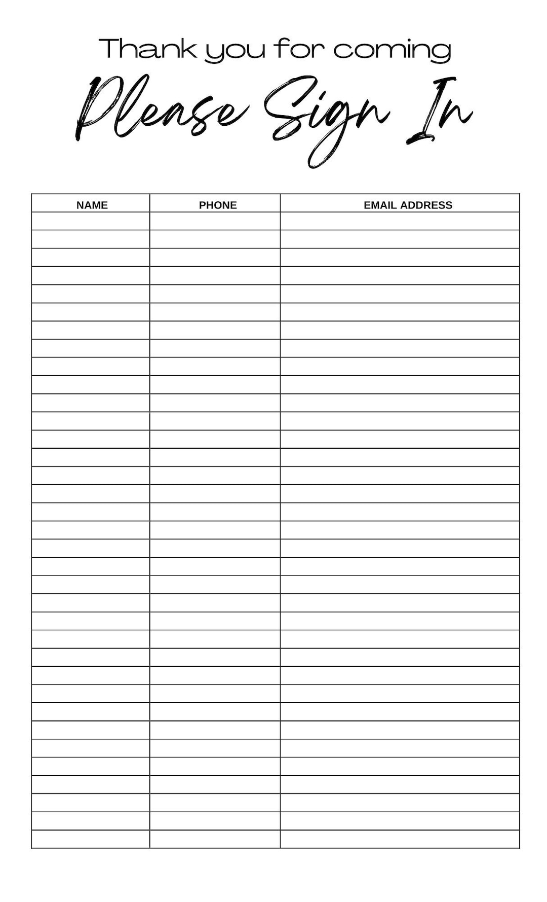 Sign Out Sheet Printable Printable Free Templates