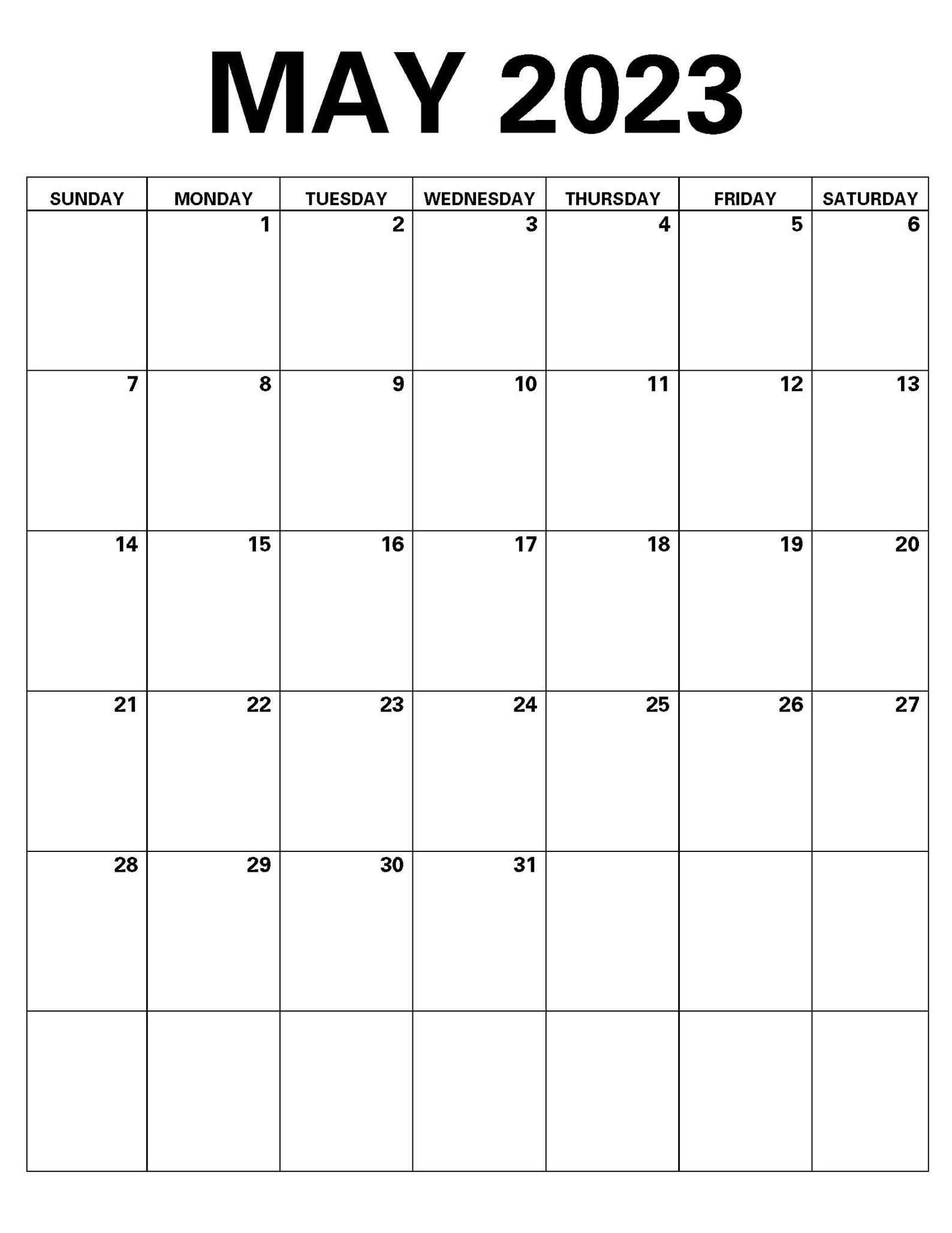 15 Month Calendar | May 2023-july 2024 | Printable| Instant ...