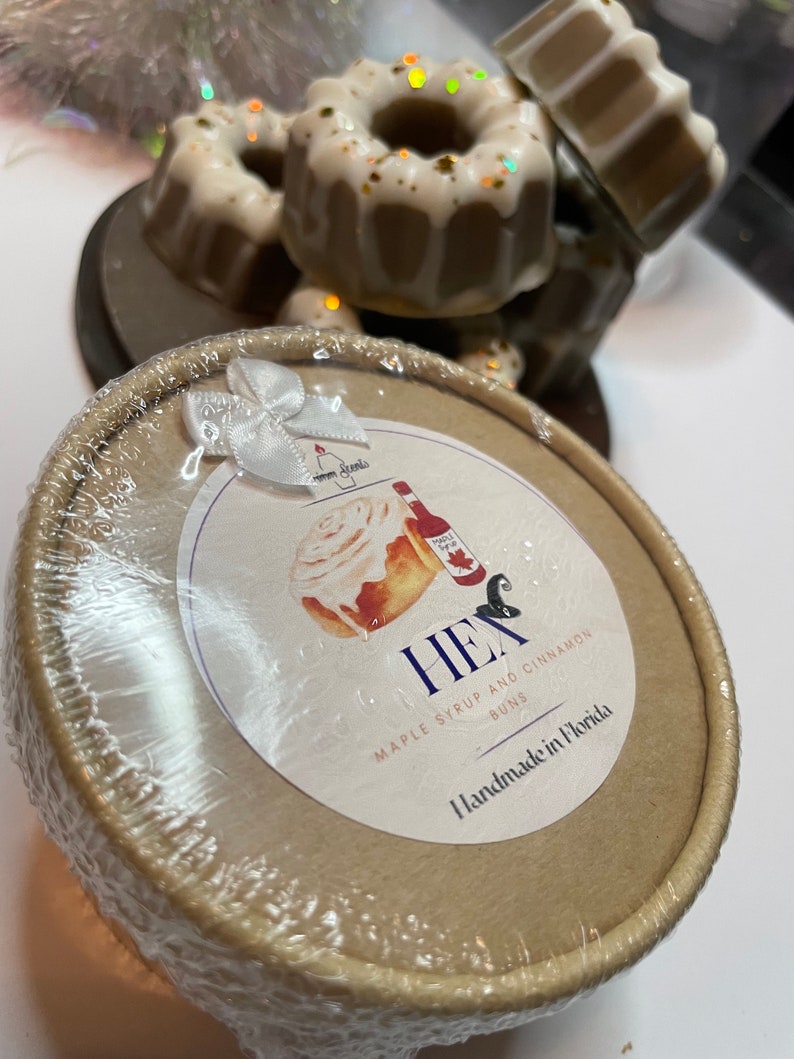 Creepy Cakes/hex/sweet Wax Cakes/holiday Wax Melts/cinnamon Buns/hot ...