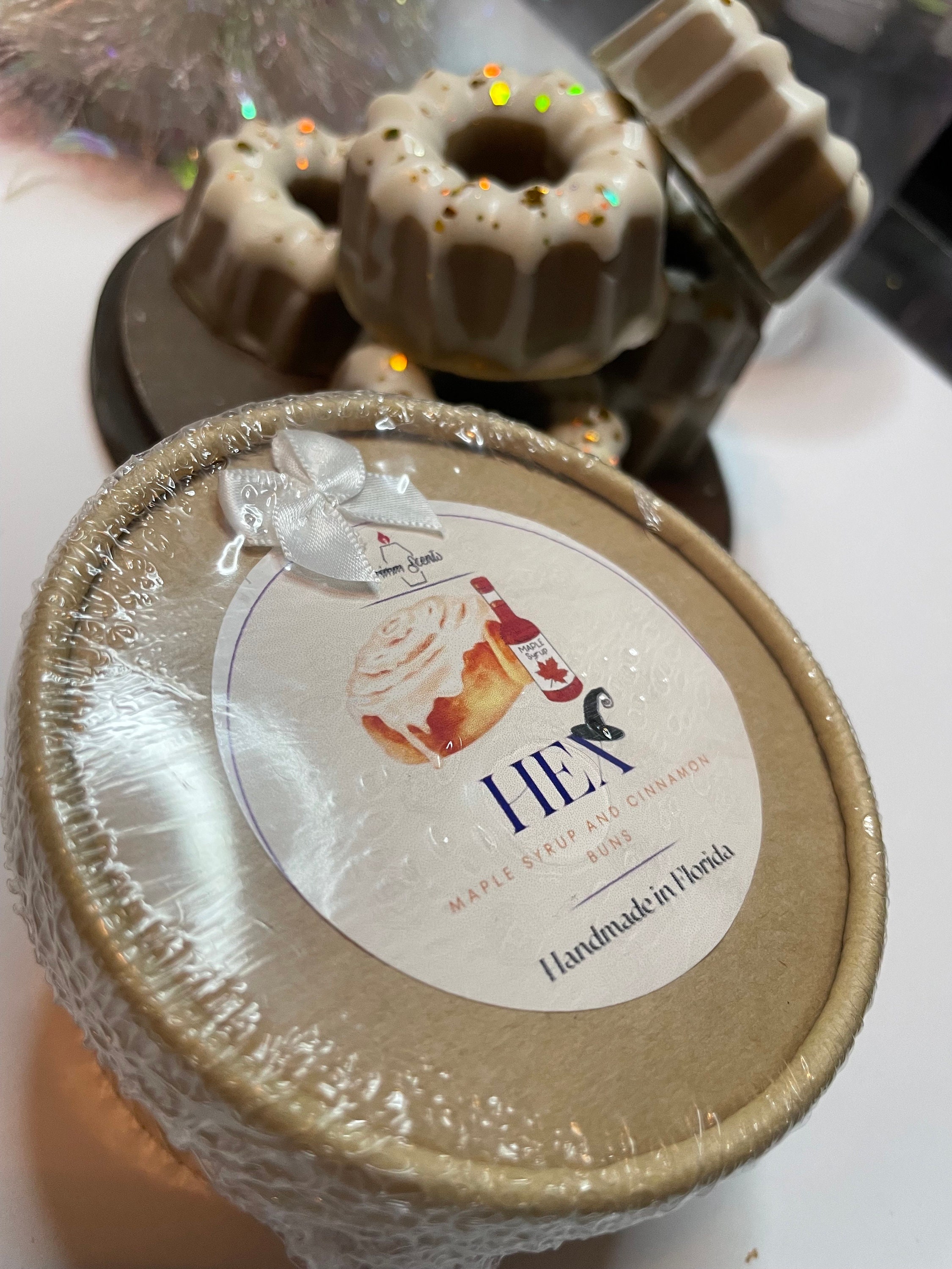 Creepy Cakes/hex/sweet Wax Cakes/holiday Wax Melts/cinnamon Buns/hot ...