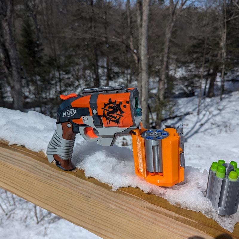 Nerf Revolver - Etsy