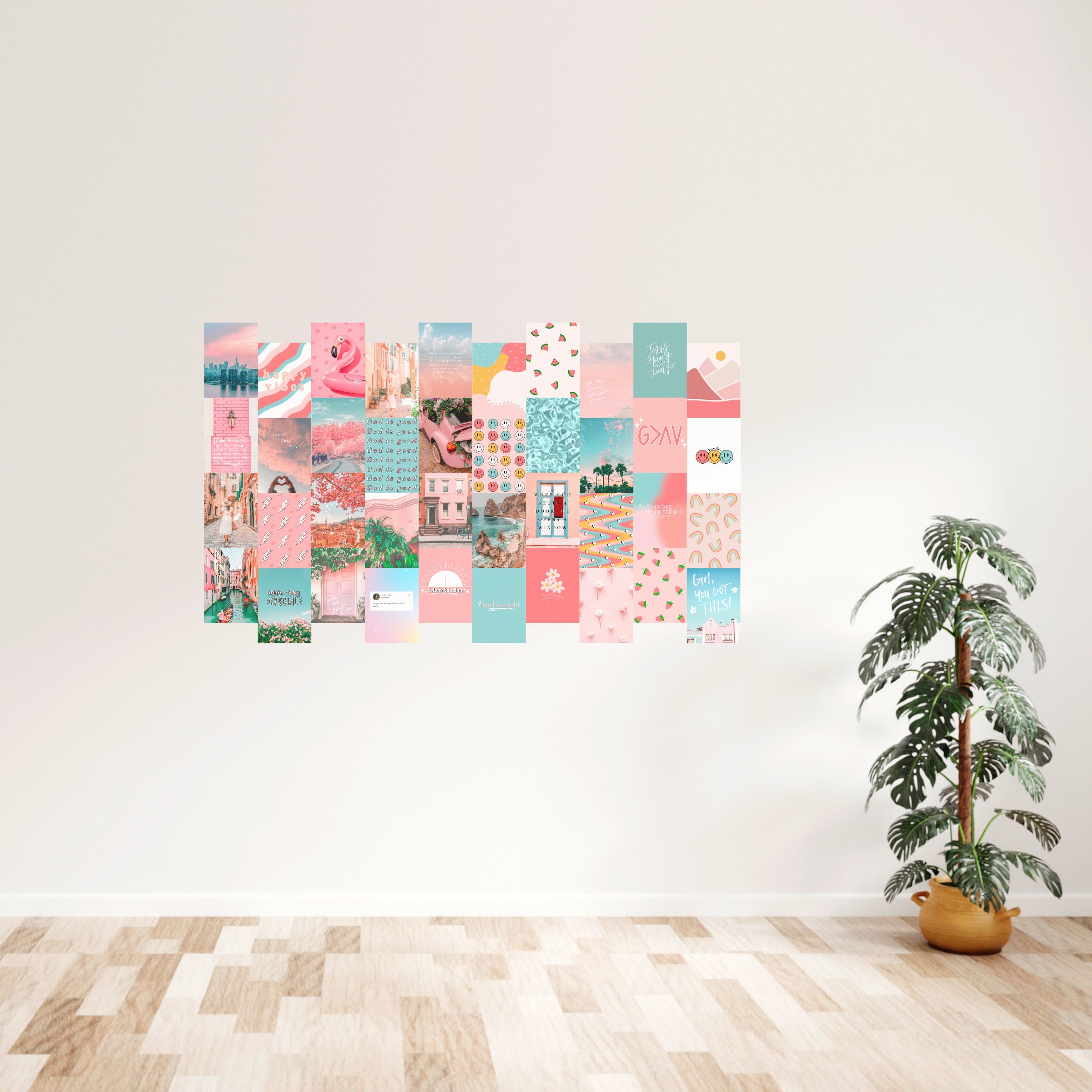 Wall Collage Kit, Digital Prints, College Dorm Decor, Christian Wall ...