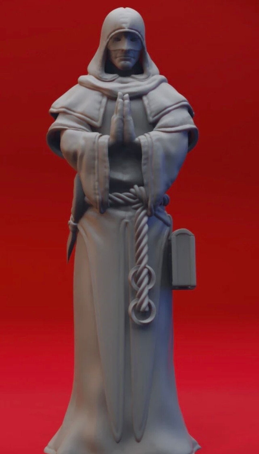 D&D Praying Cultist Miniature | Unpainted RPG Figure - Etsy UK