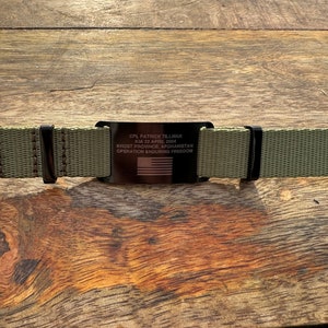 Personalized Military Bracelet | Fallen Soldier Bracelets | Military ...