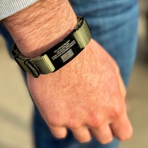 Personalized Military Bracelet | Fallen Soldier Bracelets | Military ...