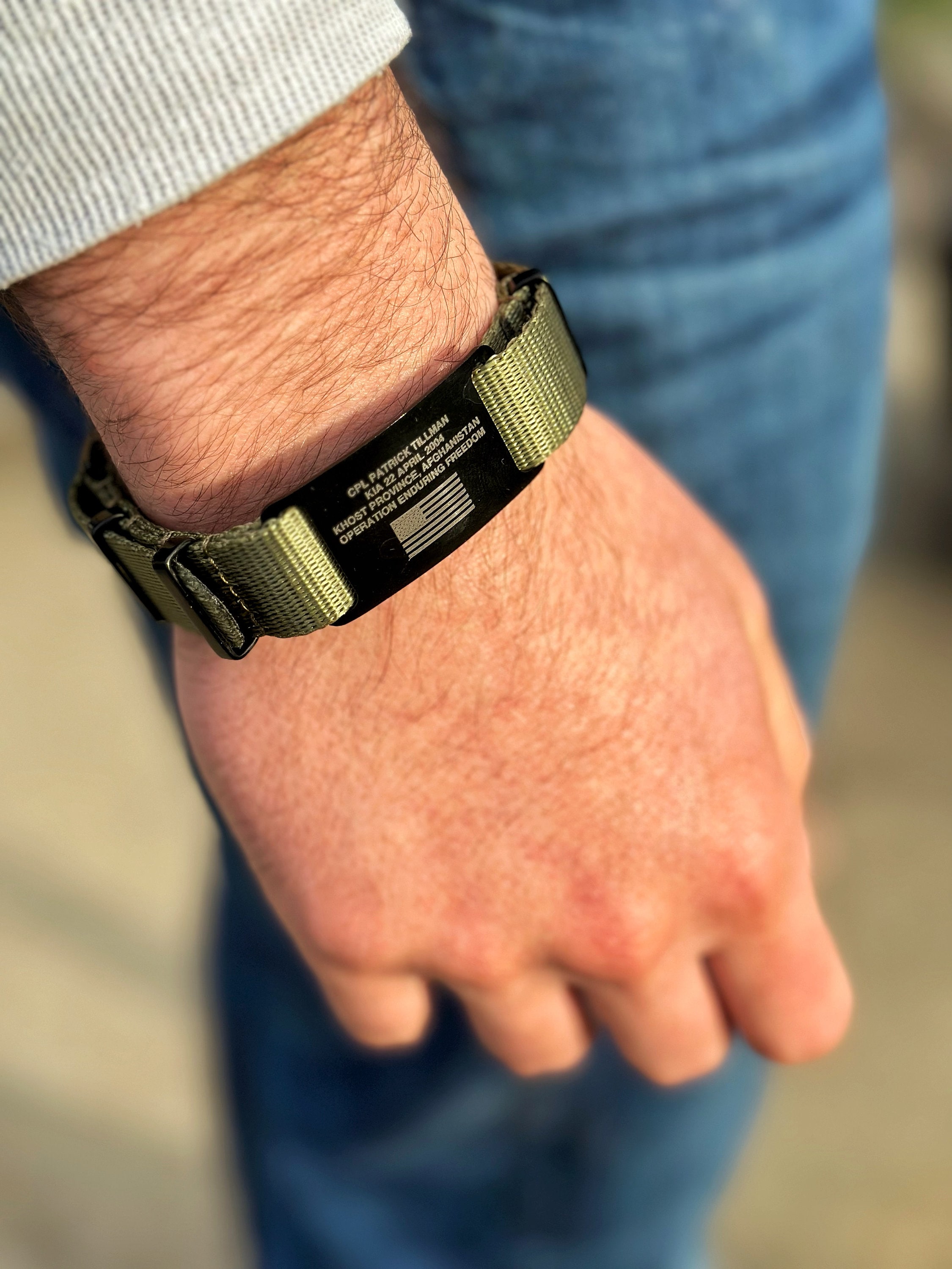 Personalized Military Bracelet Fallen Soldier Bracelets - Etsy