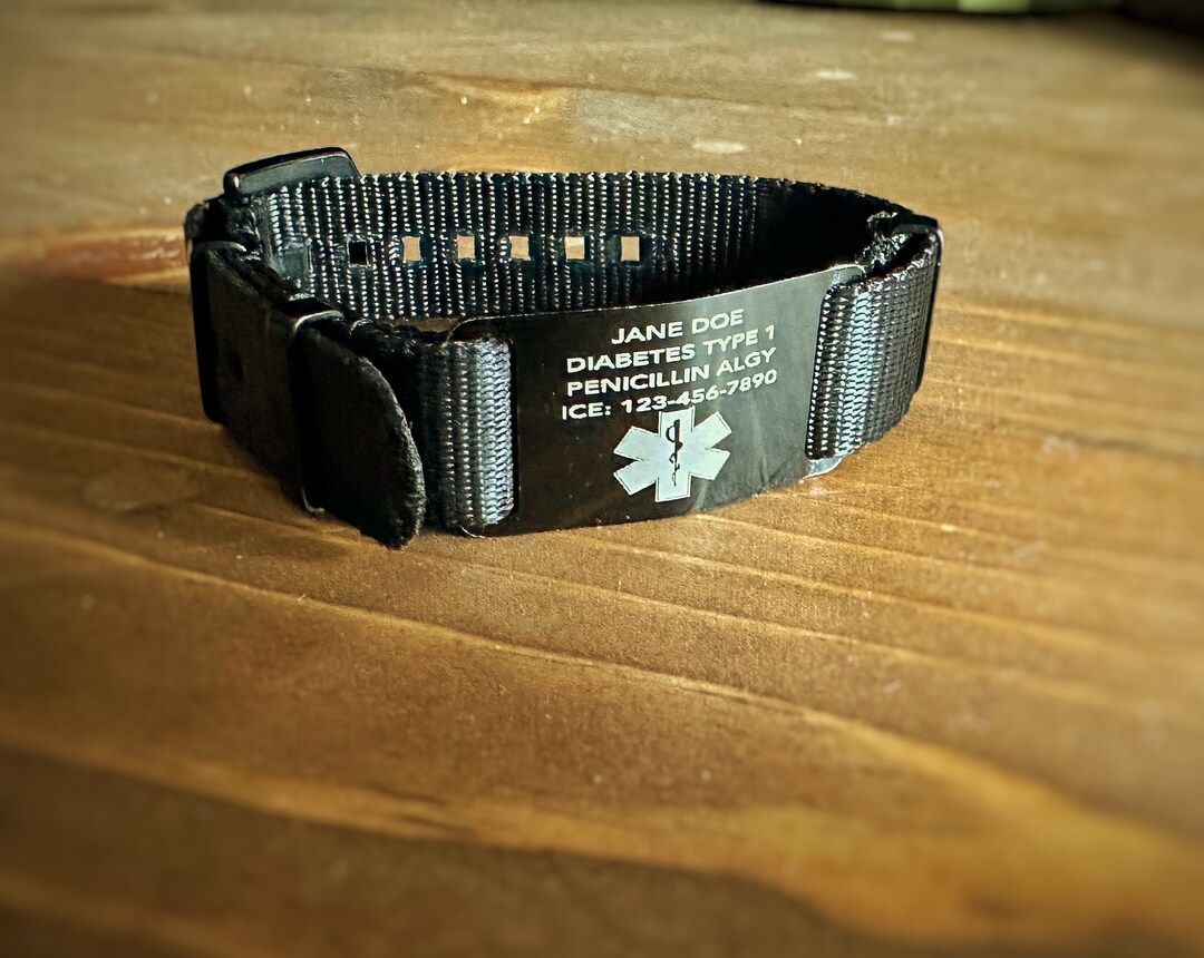 Personalized Medical Bracelet | Emergency Allergy Bracelets | Medical ...