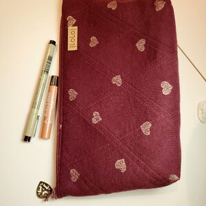 Hearts Zipper Pouch Set - Etsy