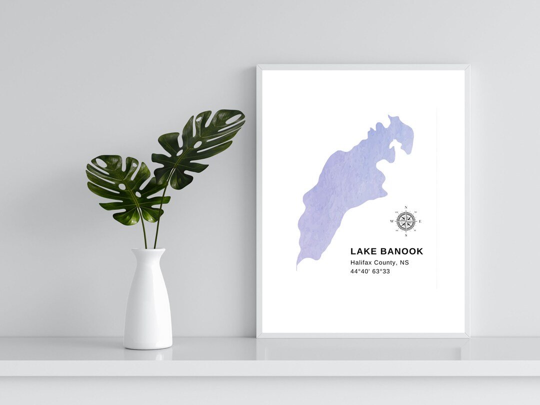 DIGITAL Lake Banook Wall Art | Halifax County, Nova Scotia | 8x10 5x7 7 ...