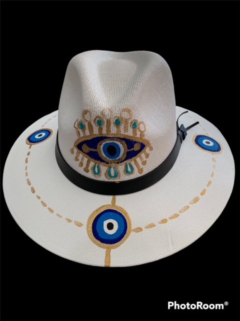 Mexican Hand Painted Hat - Etsy