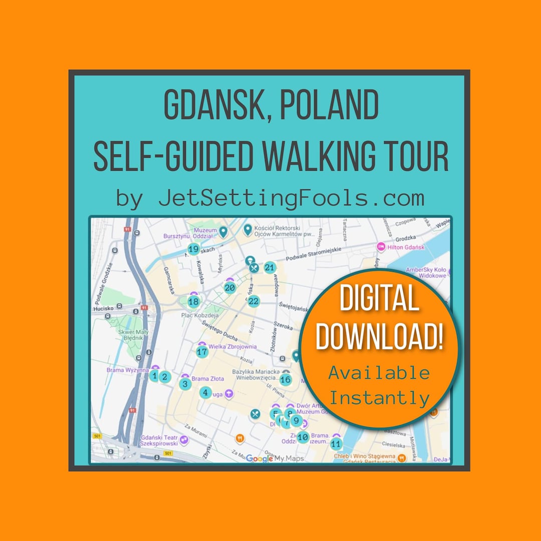 Gdansk City Center Walking Tour With Map: Top Sights, Hidden Gems, Food ...