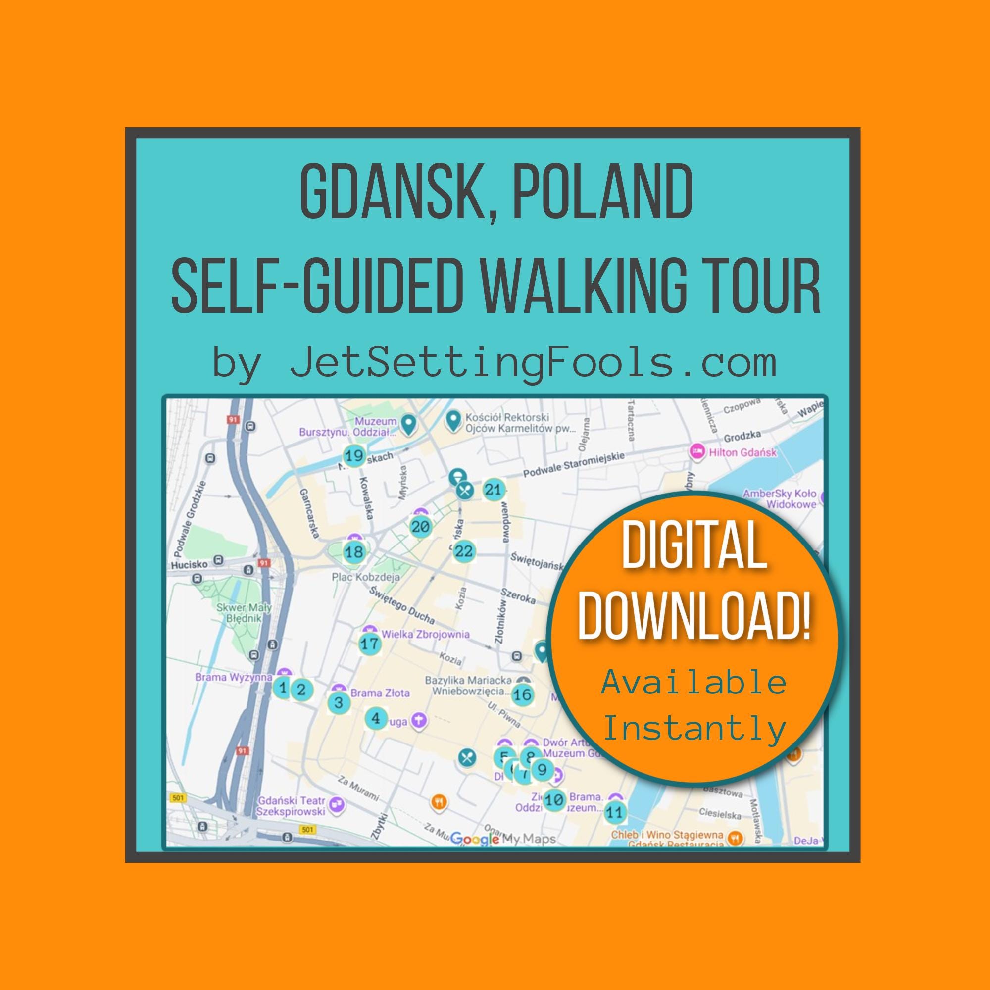 Gdansk City Center Walking Tour With Map: Top Sights, Hidden Gems, Food ...