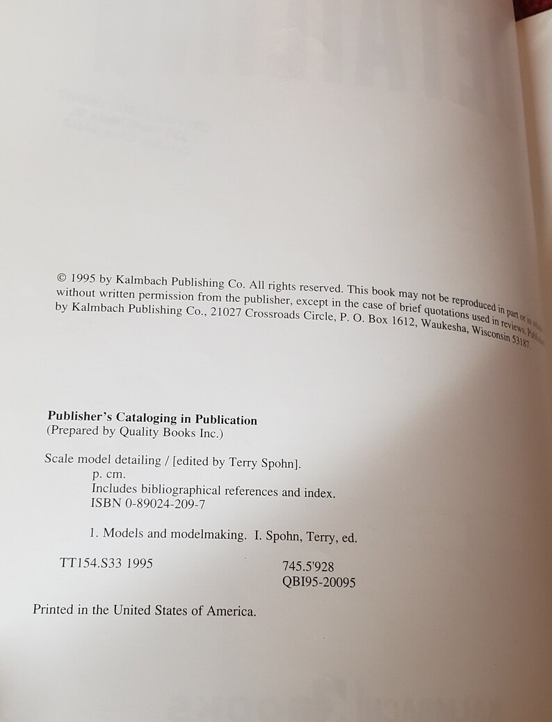 Scale Model Detailing - Etsy