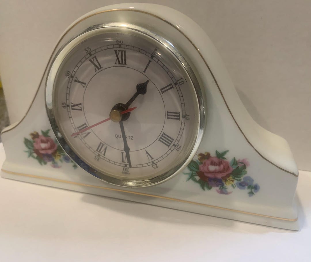 Gorgeous Antique Porcelain Clock. - Etsy