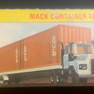 Corgi Major Antique Mack Container Truck and Trailer - Etsy