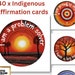 Indigenous Style Affirmation Cards for Classroom. Aboriginal Dot ...