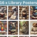 Australian Animal Library Posters, 16 X Reading Quotes, Library ...