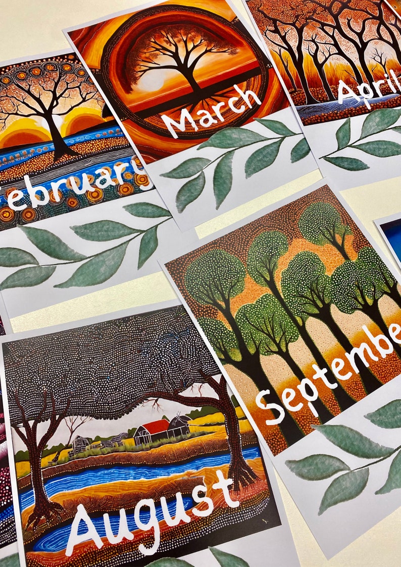 Indigenous Birthday Display for Classroom. Aboriginal Dot Painting ...