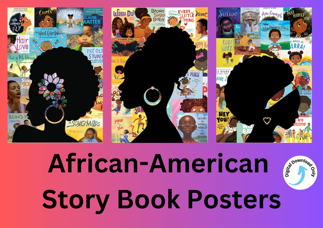 African-american Story Books, Classroom Posters, Printable Children's ...