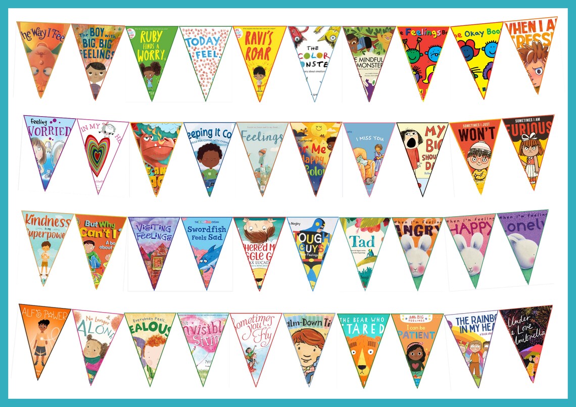 Classroom Bunting, Children's Books About Emotions, Bunting Banners ...
