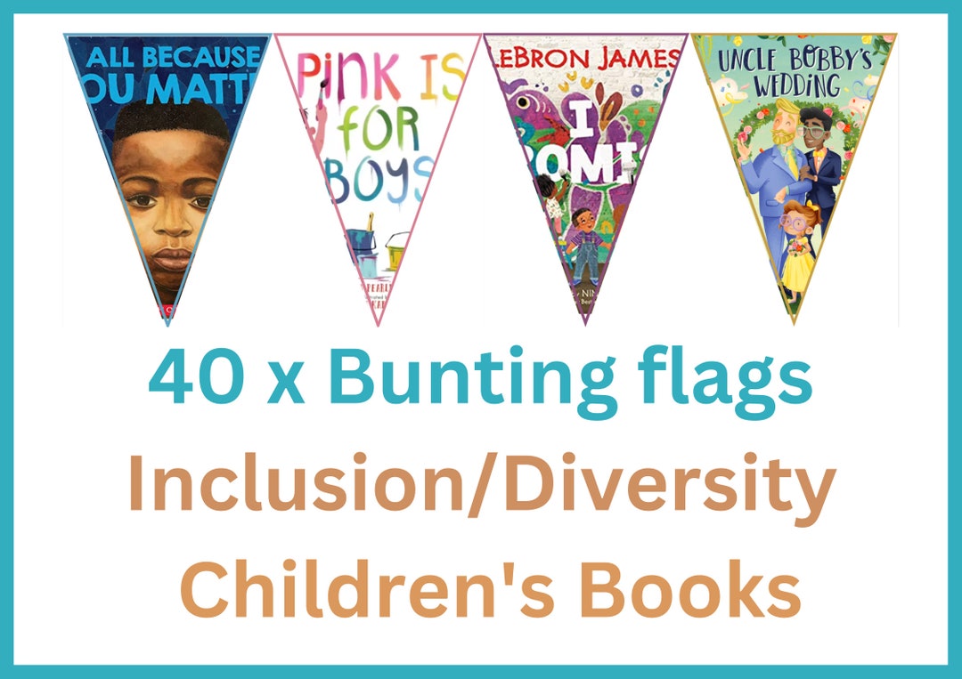 Classroom Bunting, Inclusion and Diversity Decor, Diy Bunting Banner ...