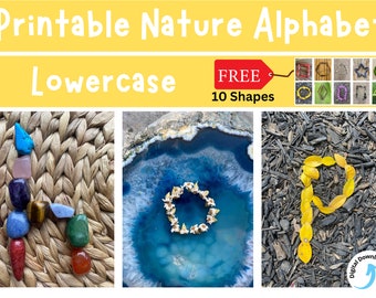 Nature Alphabet Posters | Preschool | School Notice Board | Alphabet ...