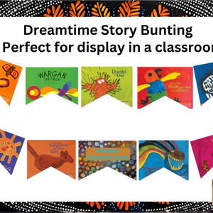 Aboriginal Dreamtime Stories, Bunting and Colouring Pages, Indigenous ...