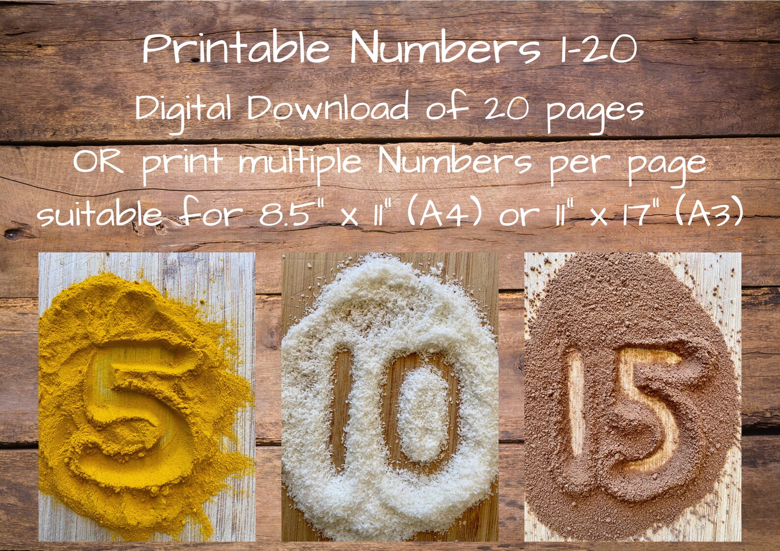Classroom Numbers, Printables Printable, Natural, Numbers, Objectives ...