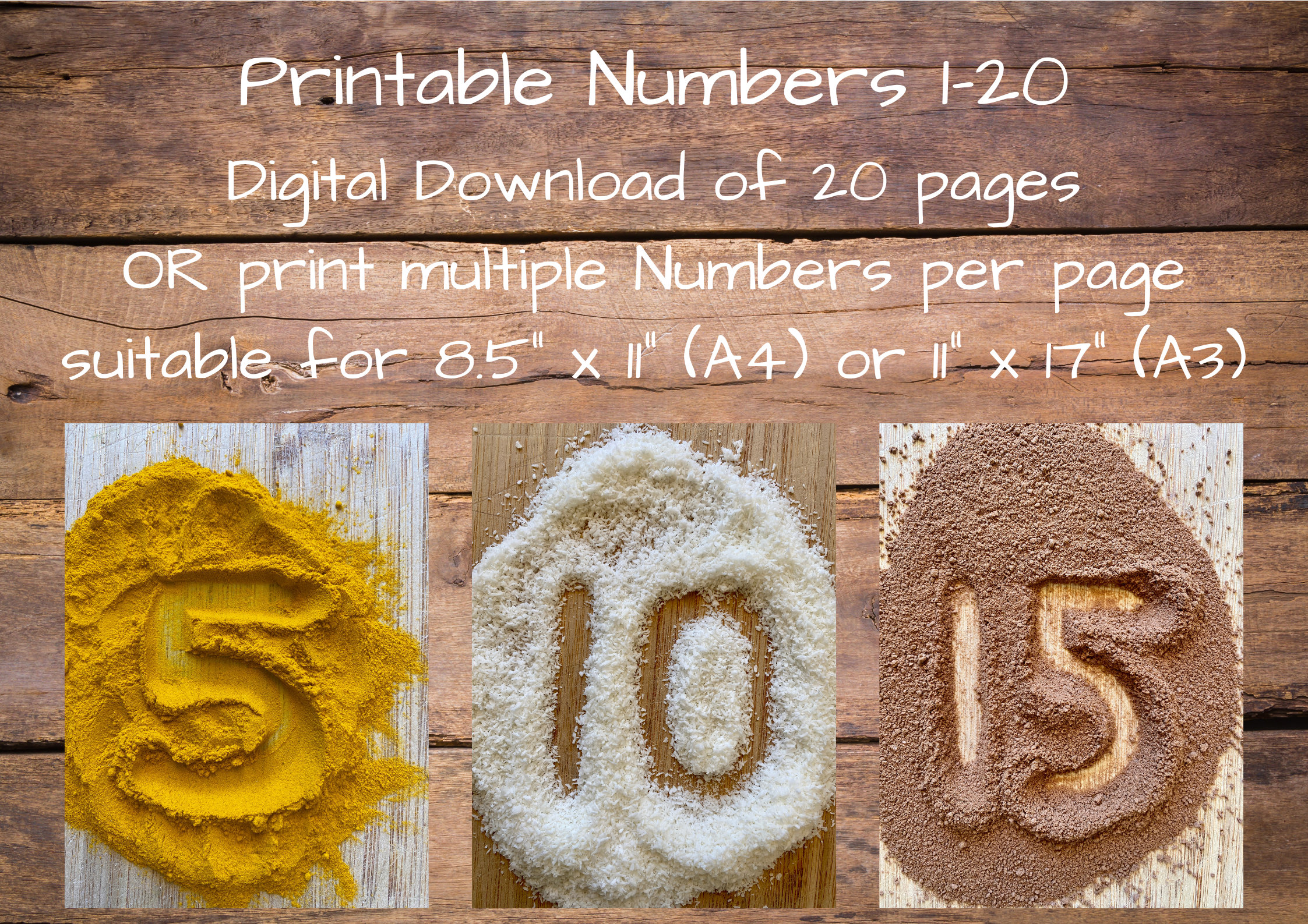 Classroom Numbers Printables Printable Natural Numbers - Etsy