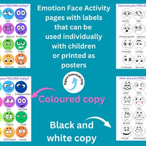 Feelings and Emotions Classroom Bundle, Printable Emotion Resources for ...