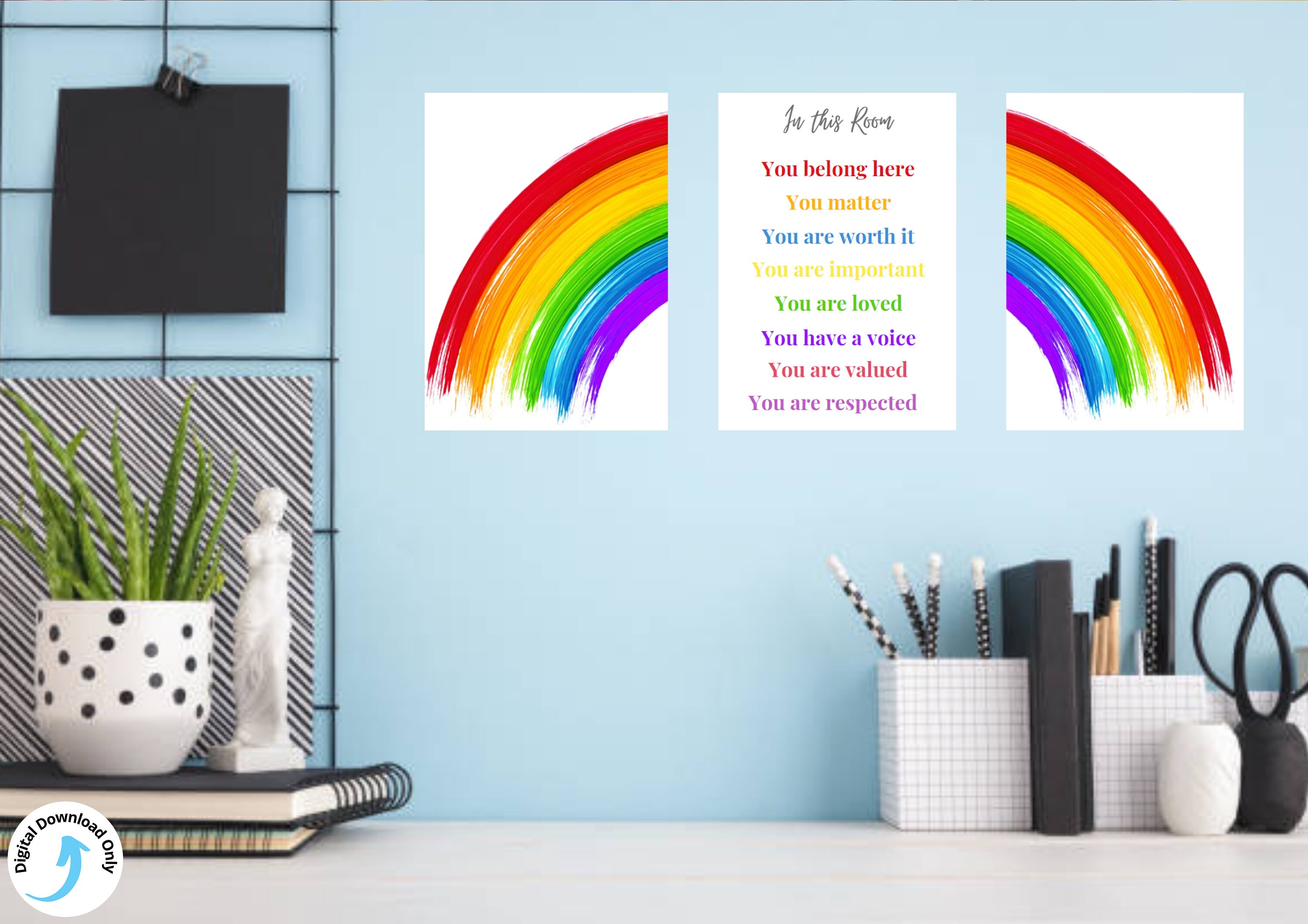 Inclusive Classroom Decor, Diversity Classroom Poster, Inclusion ...