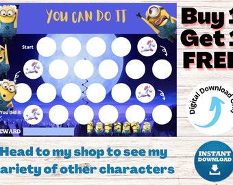 Minions Potty Chart - Etsy