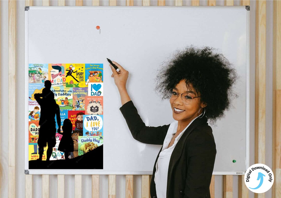 Fathers Day Story Book Posters Dad Books for Children - Etsy