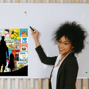 Fathers Day Story Book Posters Dad Books for Children - Etsy