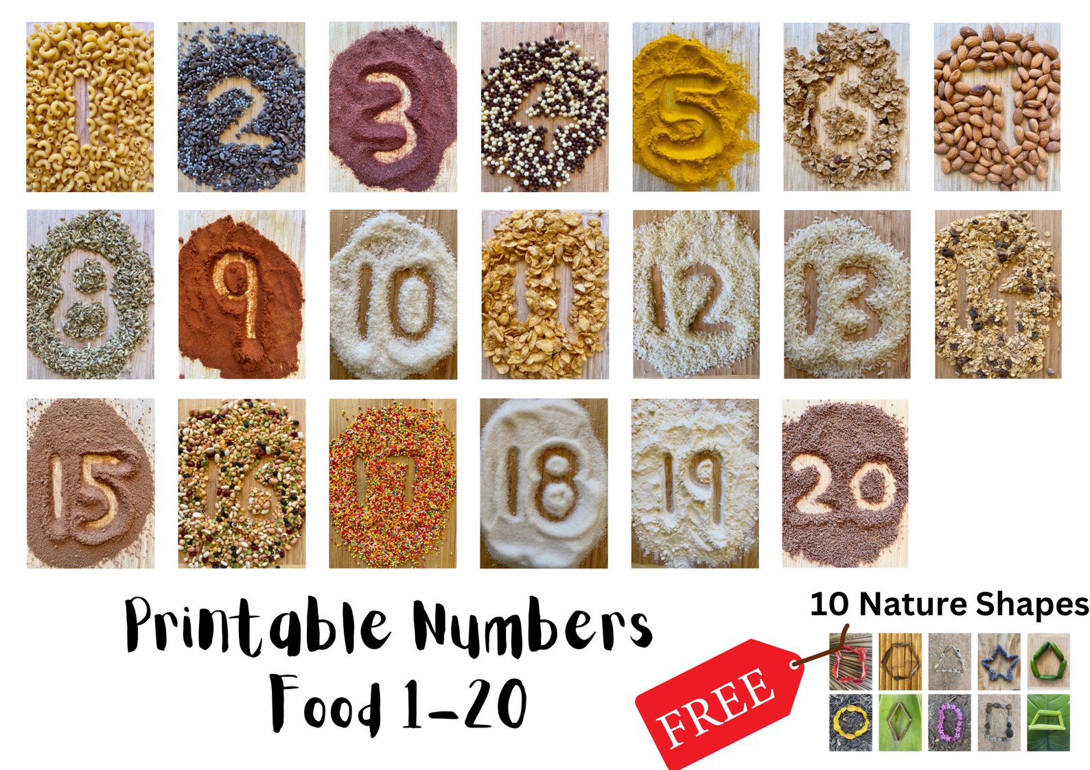 Classroom Numbers, Printables Printable, Natural, Numbers, Objectives ...