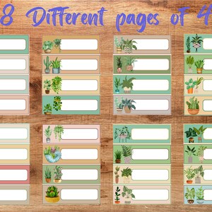 Neutral Boho Classroom Labels, Printable Name Plates, Boho for the ...